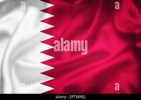 Grunge 3D illustration of Quatar flag Stock Photo - Alamy