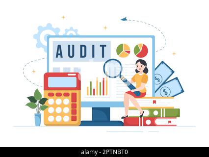 Business Audit of Documents with Charts, Accounting, Calculations and ...