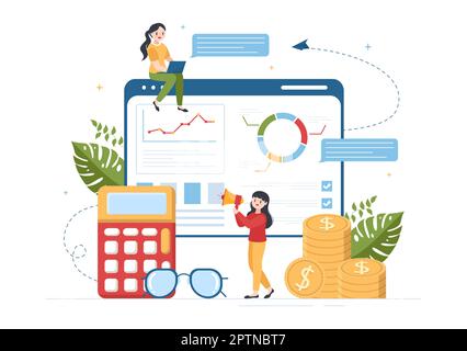 Business Audit of Documents with Charts, Accounting, Calculations and ...