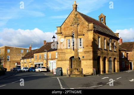 View of the Market House also known as Martock town hall along Church ...