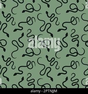 Snake pattern seamless vector repeat for any web design Stock Vector ...