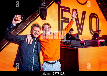 Rotterdam, 27 April 2023. DJ Prince Floris, Prince Pieter-Christiaan ...