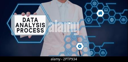 Handwriting text Data Analysis Process. Concept meaning the procedures ...