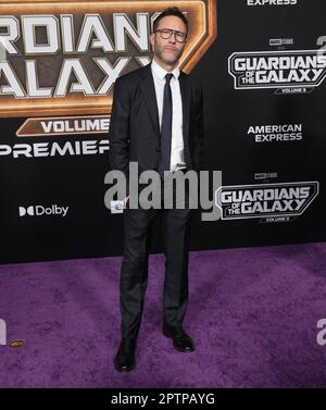 Michael Rosenbaum arrives at the world premiere of "Guardians of the ...