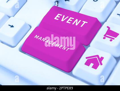 Writing displaying text Event Management, Conceptual photo Special ...