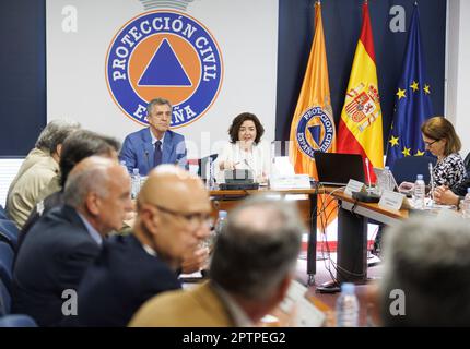 The director general of Civil Protection and Emergencies, Leonardo ...