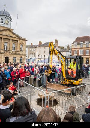 Kelso time capsule opening April 28th 2023. Gavin Horsburgh provost of ...