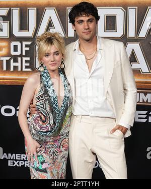 Meg Donnelly, Drake Rodger at arrivals for ZOMBIES 4: DAWN OF THE ...