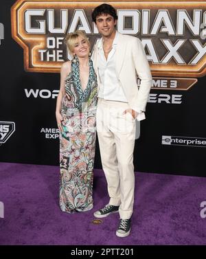 Meg Donnelly, Drake Rodger at arrivals for ZOMBIES 4: DAWN OF THE ...