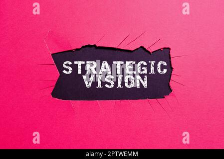 Word writing text Vision Of The Future. Business photo showcasing ...