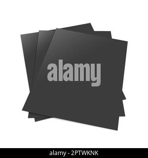 Black Reports blank template for presentation layouts and design. 3D ...