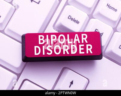 Conceptual display Bipolar Disorder, Word Written on mental illness ...