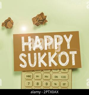 Inspiration showing sign Happy Sukkot. Word Written on Ireland ...