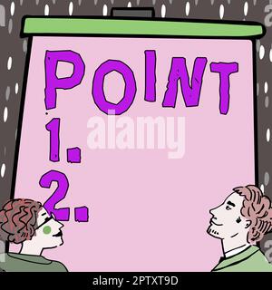 Text caption presenting Point, Word Written on dot or other punctuation ...