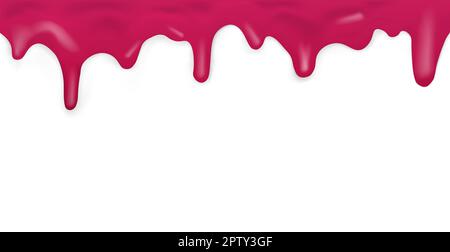 Dark dripping caramel, pattern on white background - Vector ...