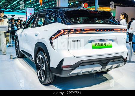 Geely Galaxy L7 electric SUV on display at the 2023 Shanghai Auto Show Stock Photo - Alamy