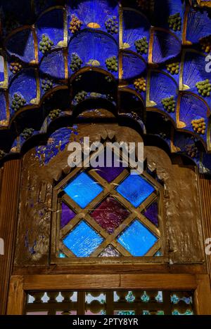 Monumental stained glass window La Paix, the Peace, by Marc Chagall in ...