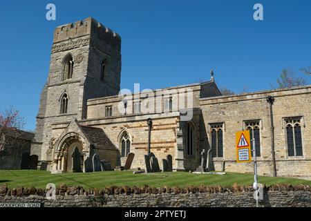 St. Mary`s Church, Great Addington, Northamptonshire, England, UK Stock ...