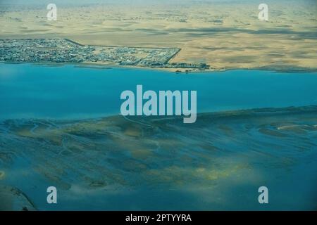 Aerial photography of Walvis Bay Nambia Stock Photo - Alamy