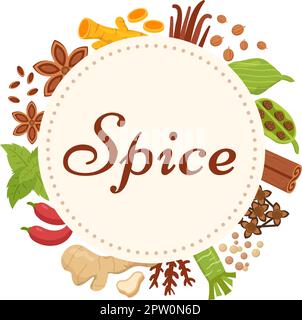 Spice Shop with Different Hot Spices, Condiment, Exotic Fresh Seasoning ...