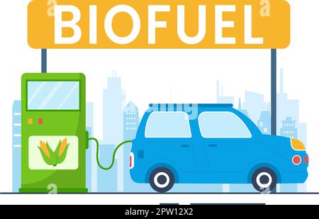 Biofuel Life Cycle of Natural Materials and Plants with Green Barrels ...