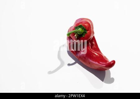 Capsicum unusually shaped isolated on white Stock Photo - Alamy