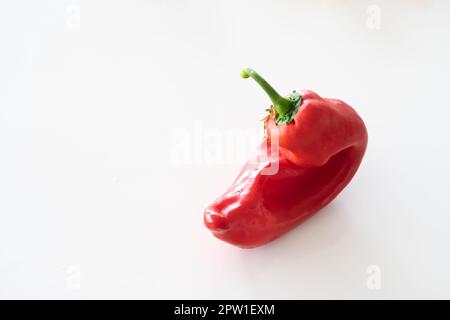 Capsicum unusually shaped isolated on white Stock Photo - Alamy