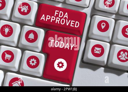 Text sign showing Approved. Conceptual photo Approval Permission to do ...