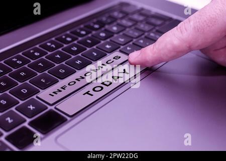 Handwriting text Infonomics. Business overview visual image used to ...