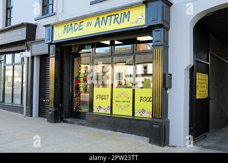 Made in Antrim street food outlet Stock Photo - Alamy