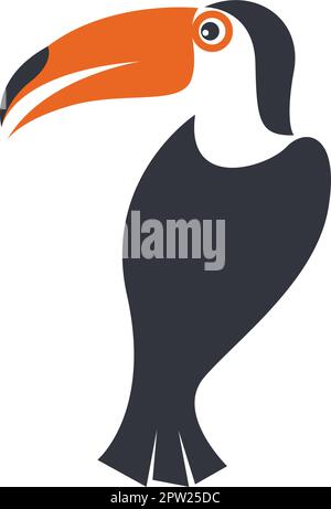 Toco Toucan logo icon design illustration vector Stock Vector Image ...