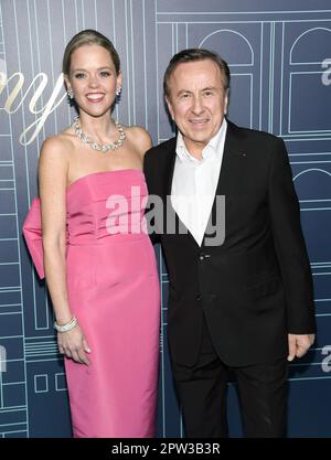 (L-R) Chef Daniel Boulud and Katherine Gage attend the '5 To 7 ...
