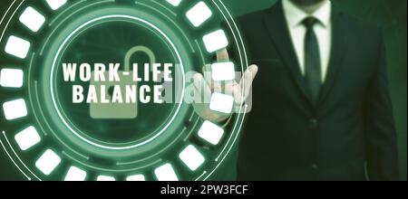 Conceptual caption Work Time. Concept meaning period starts when ...