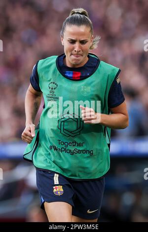 BRCELONA, SPAIN - APRIL 27: Ana Maria Gnogorchevic of FC Barcelona (L ...