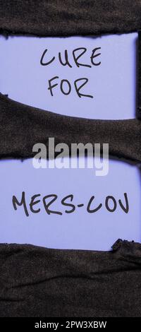 Sign displaying Cure For Mers Cov. Internet Concept individuals receive ...