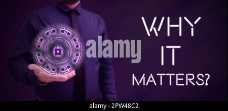 Writing displaying text Why It Matters, Business idea Important Reasons ...