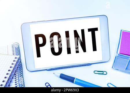Conceptual display Point. Conceptual photo dot or other punctuation ...