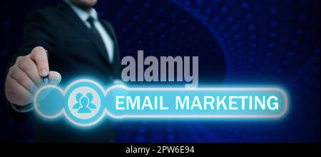 Inspiration showing sign Email Marketing, Business concept act of ...