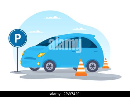 Driving School with Education Process of Car Training and Learning to ...