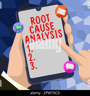 Inspiration showing sign Root Cause Analysis, Internet Concept Method of Problem Solving ...