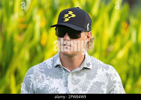 Jediah Morgan of Ripper GC on the first green during the second round ...