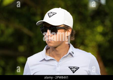 James Piot of HyFlyers GC seen on the 17th hole during the pro-am ahead ...