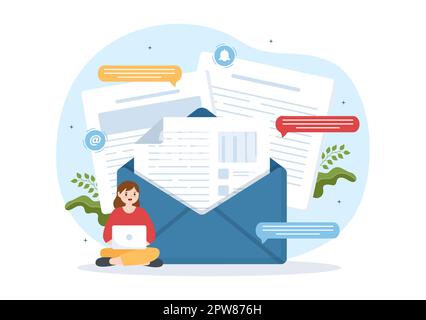 Email Service with Correspondence Delivery, Electronic Mail Message and ...