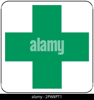 Department of Transportation first aid pictogram Stock Photo - Alamy