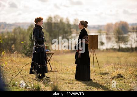 TORA HALLSTROM and CATHERINE CHALK in HILMA (2022), directed by LASSE ...