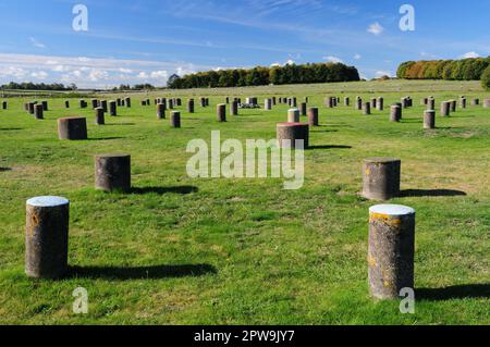 Woodhenge, the site of a prehistoric timber circle associated with ...