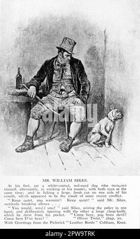 Illustration depicting the character Oliver Twist: Mr Brownlow visiting ...