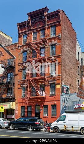 The red brick apartment building at 211 Madison Street is named for ...