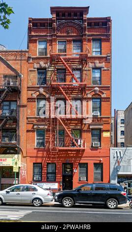 The red brick apartment building at 211 Madison Street is named for ...