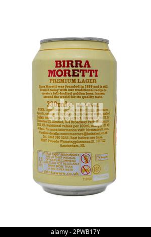 Birra Moretti Lager Beer Stock Photo - Alamy